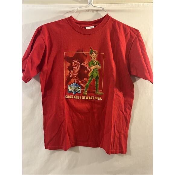 Disney | Shirts & Tops | Rare Peter Pan Captain Hook Good Guys Always ...